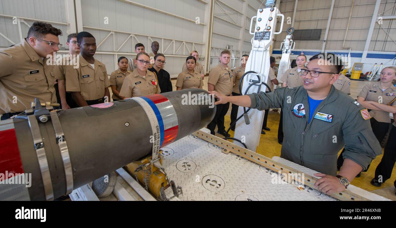 JACKSONVILLE, Fla. (March 31, 2023) Lt. Jordan Dungca, assistant public ...