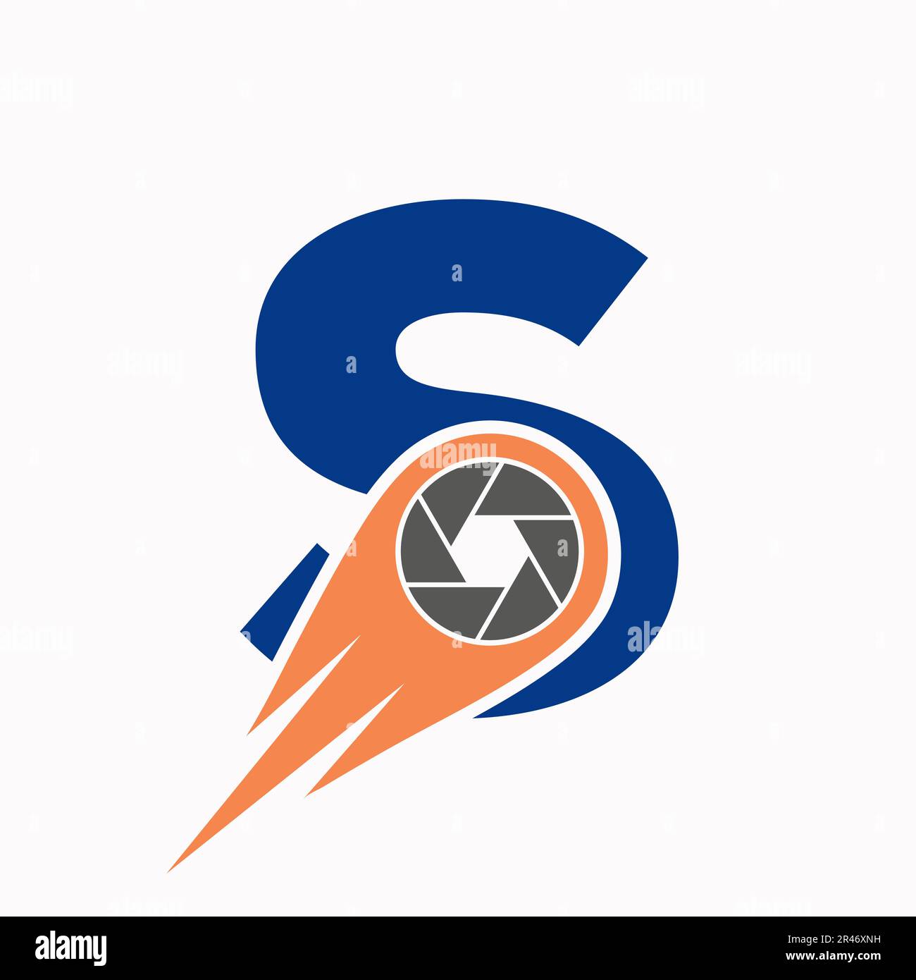 Initial Letter S Photography Logo Camera Lens Concept. Photography ...