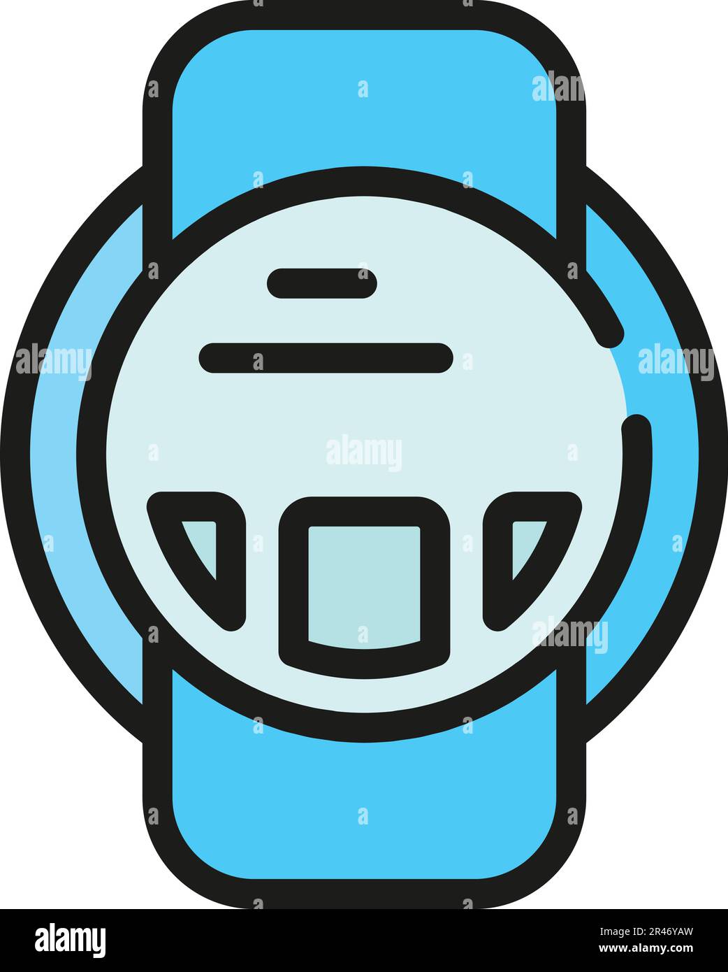 Wearable tech icon. Outline Wearable tech vector icon for web design ...