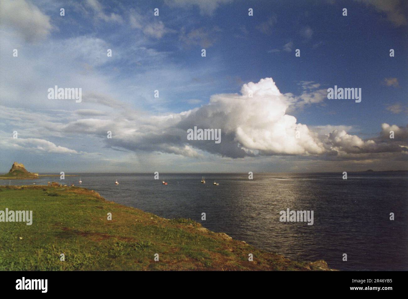 Lindisfarne, Holy Island in Northumberland Stock Photo - Alamy