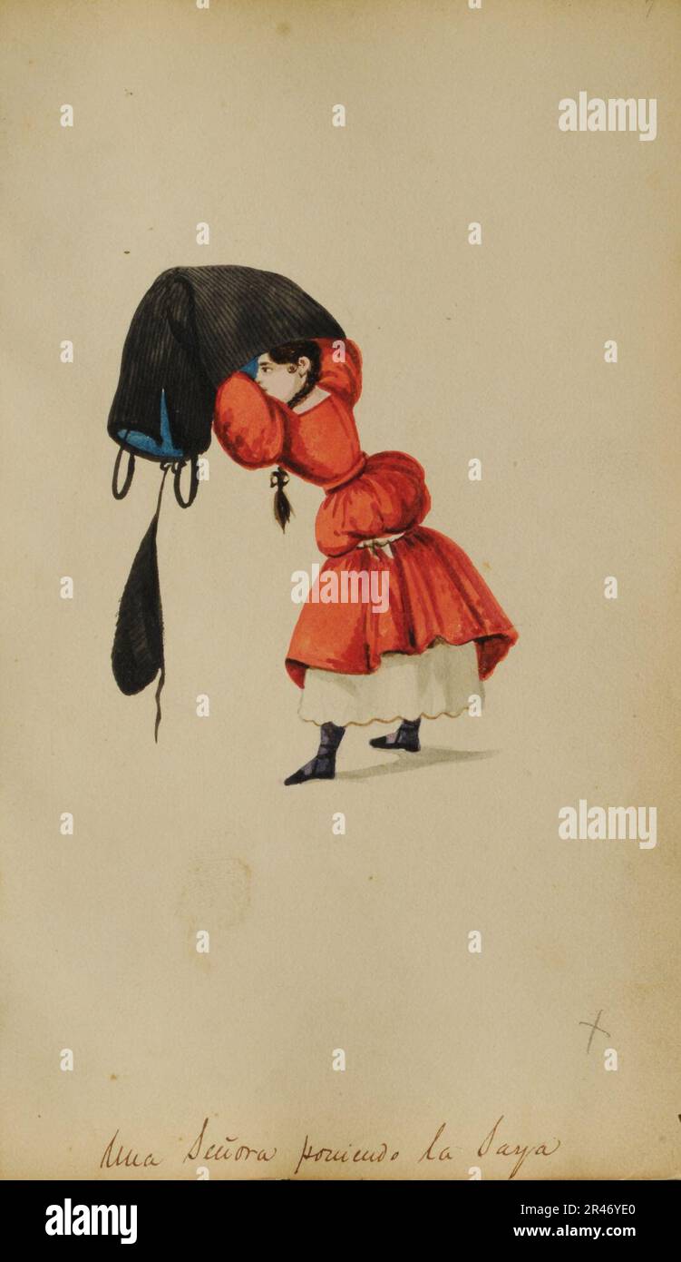 Señora poniendo hi-res stock photography and images - Alamy