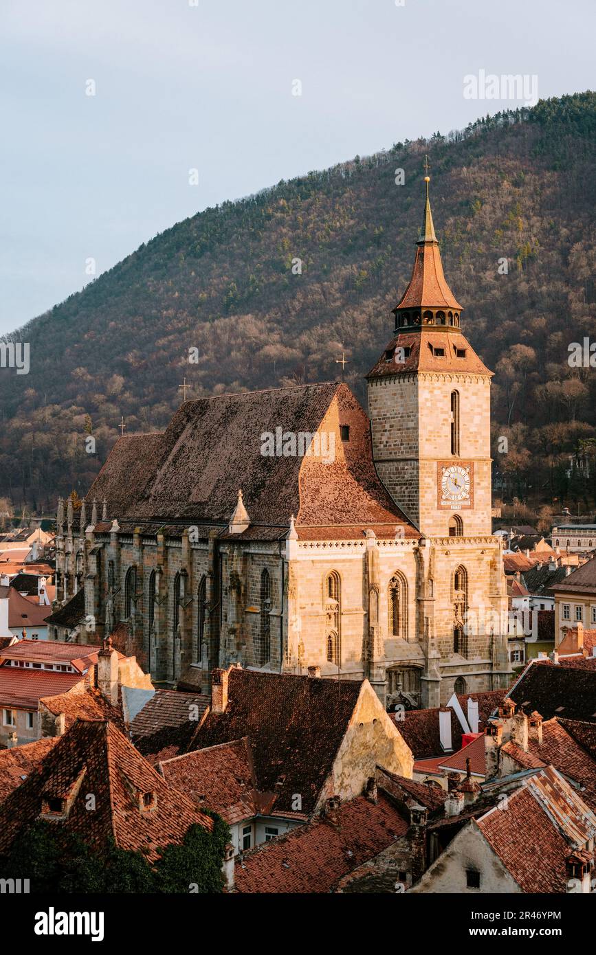 The famous historic Black church in Brasov, Romania Stock Photo - Alamy