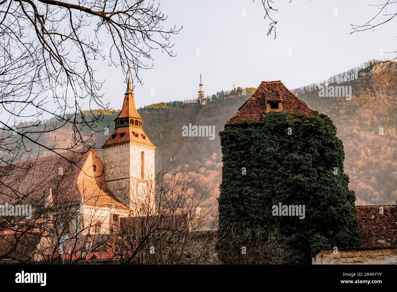 The famous historic Black church in Brasov, Romania Stock Photo - Alamy
