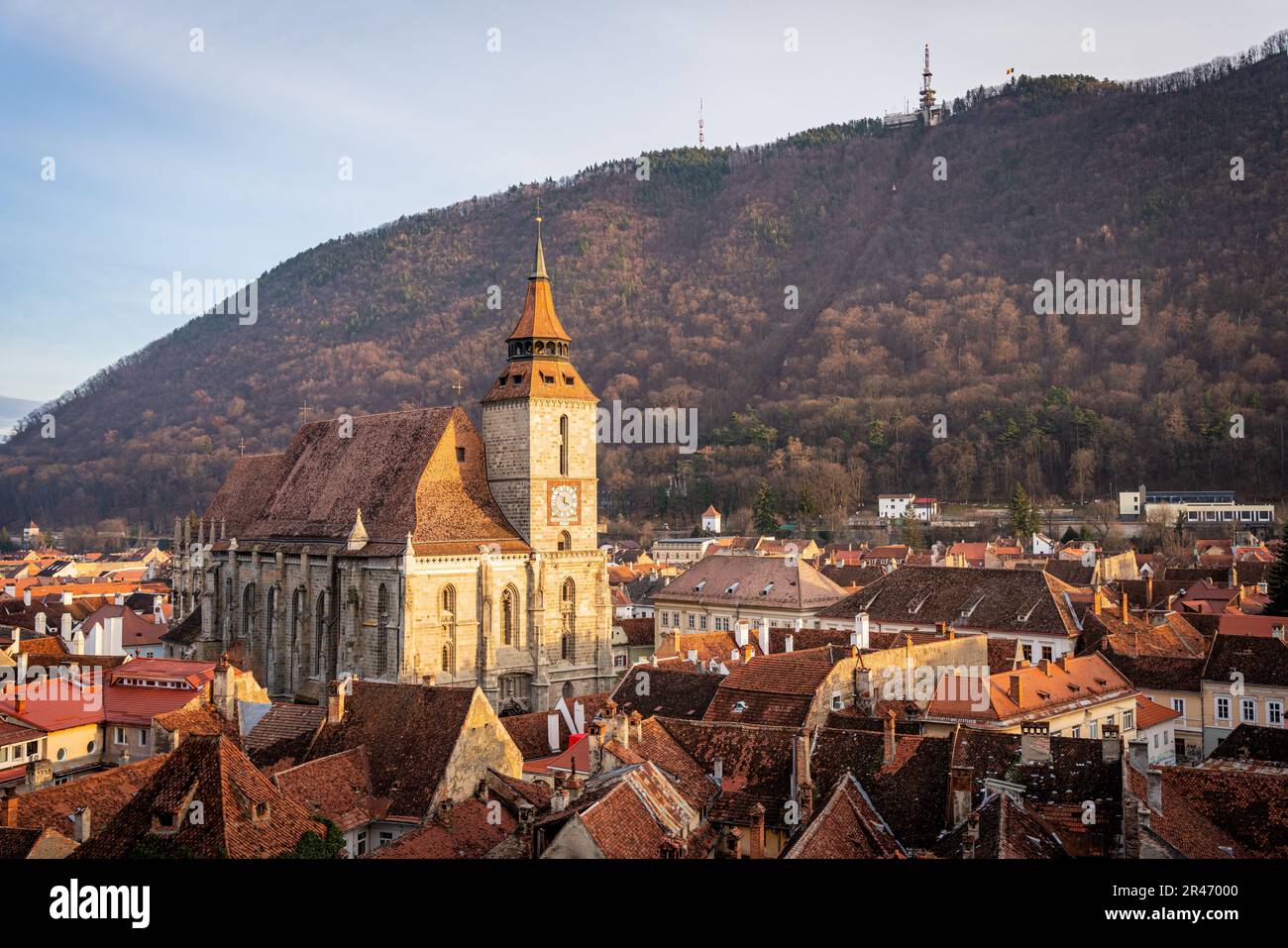 The famous historic Black church in Brasov, Romania Stock Photo - Alamy