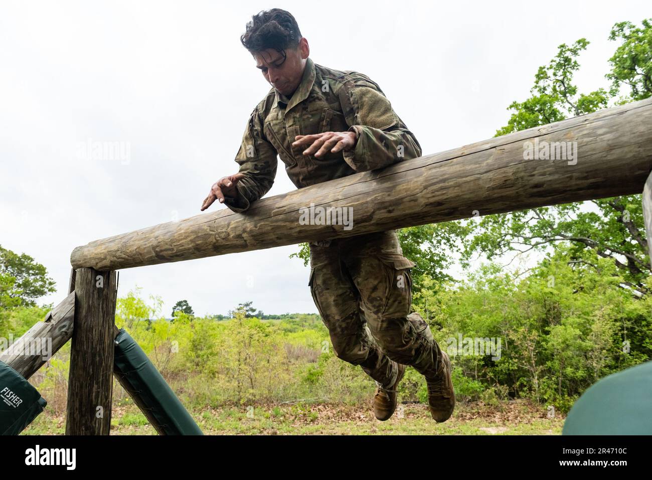 Texas Army National Guard Spc. Fernando Torres, 133rd Field Artillery ...