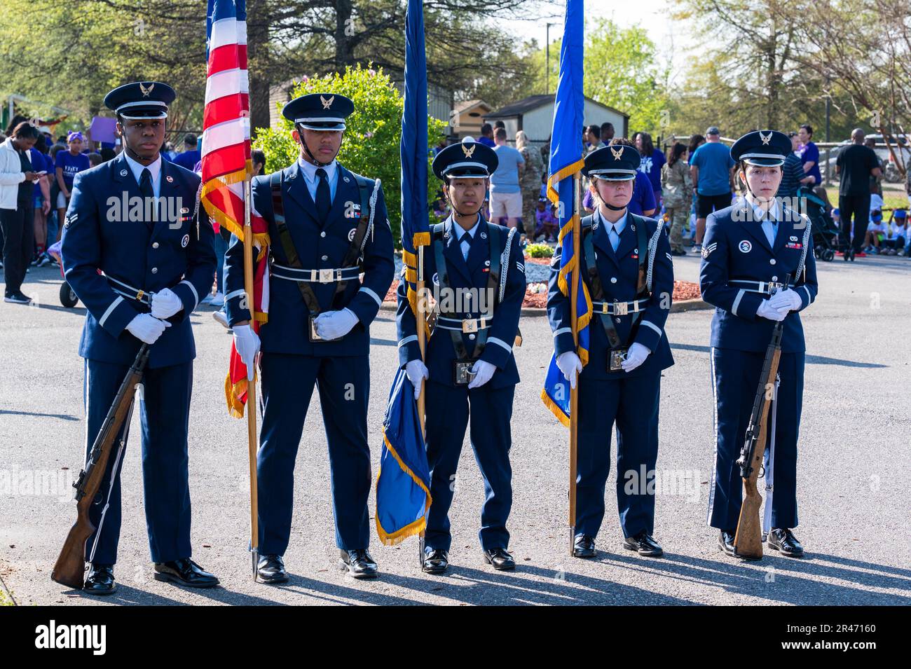 Base Ceremonial Guardsmen with the Joint Base Langley-Eustis Honor ...