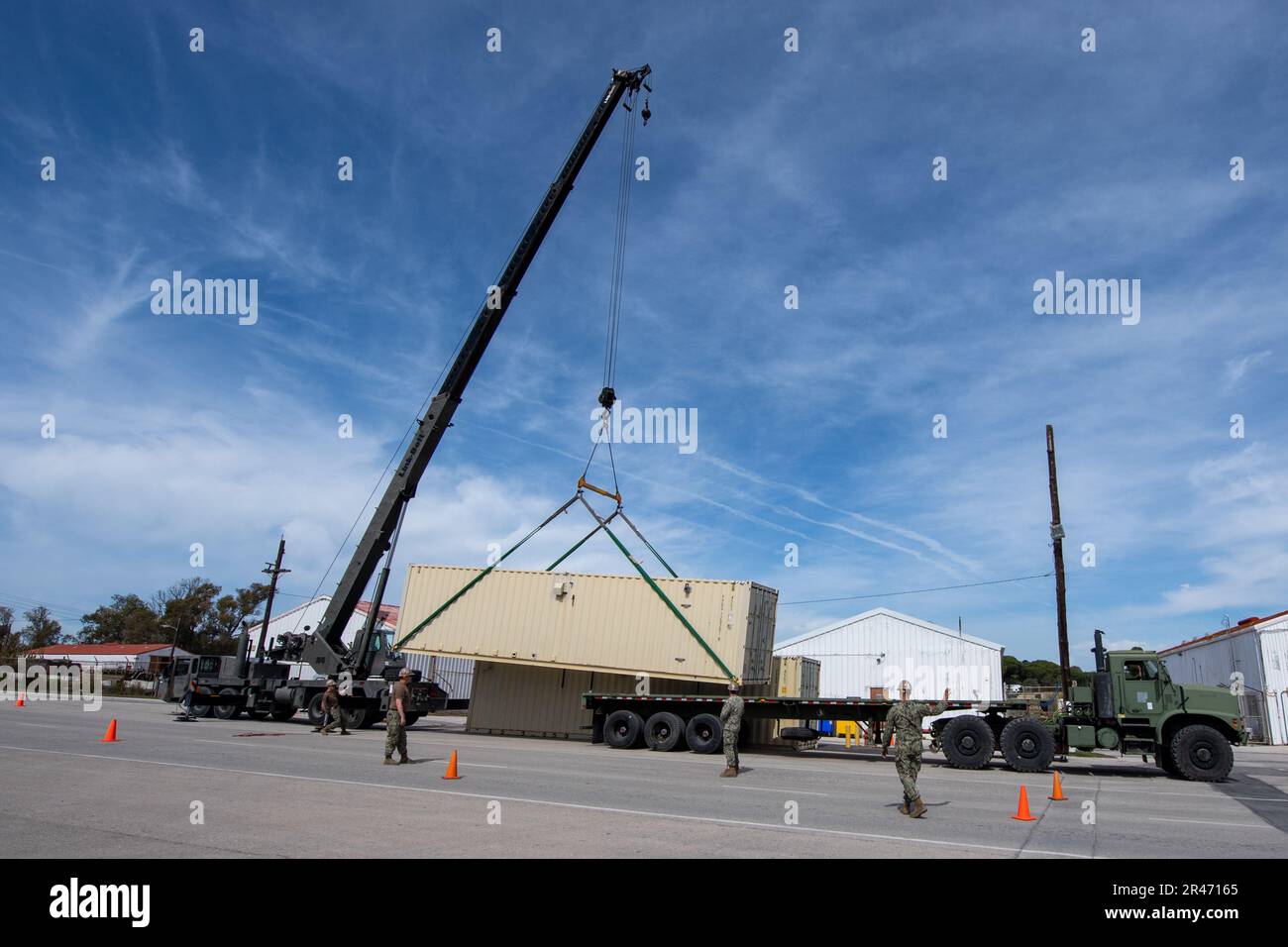 NAVAL STATION ROTA, Spain (Mar. 16, 2023) Seabees assigned to Naval ...