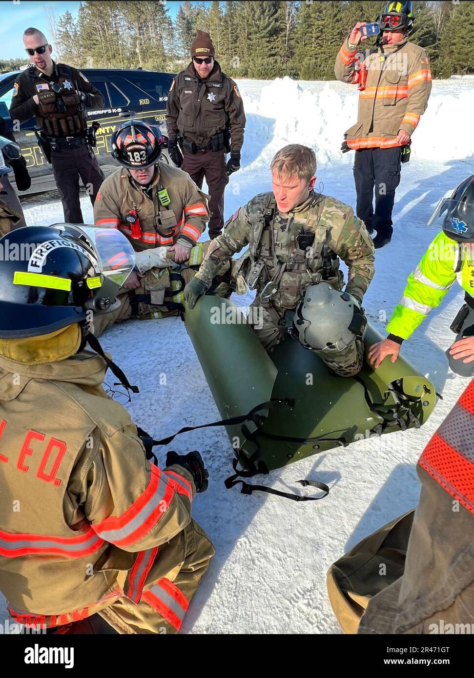 Sgt. Patrick Blaesing, a Wisconsin Army National Guard combat medic ...