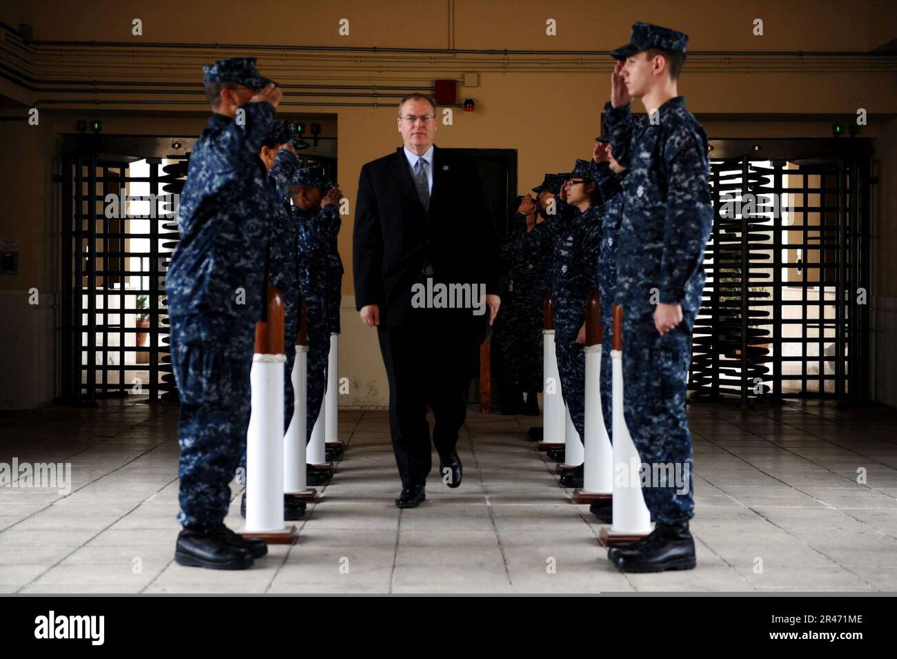 Undersecretary of the Navy Robert O. Work receives honors from U.S ...
