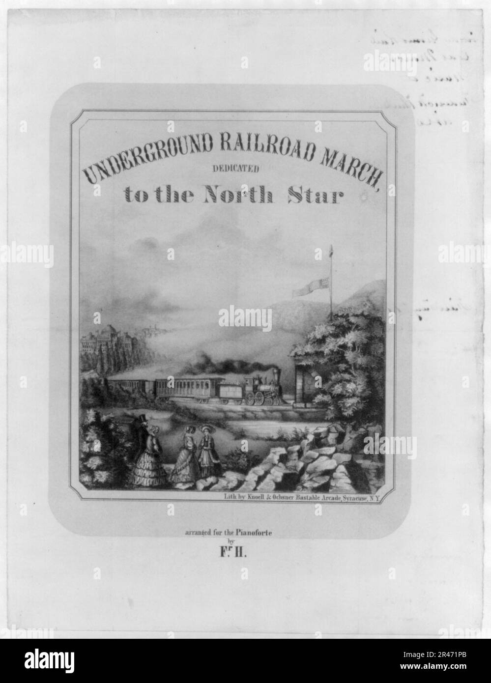 Underground Railroad March, dedicated to the North Star Stock Photo - Alamy