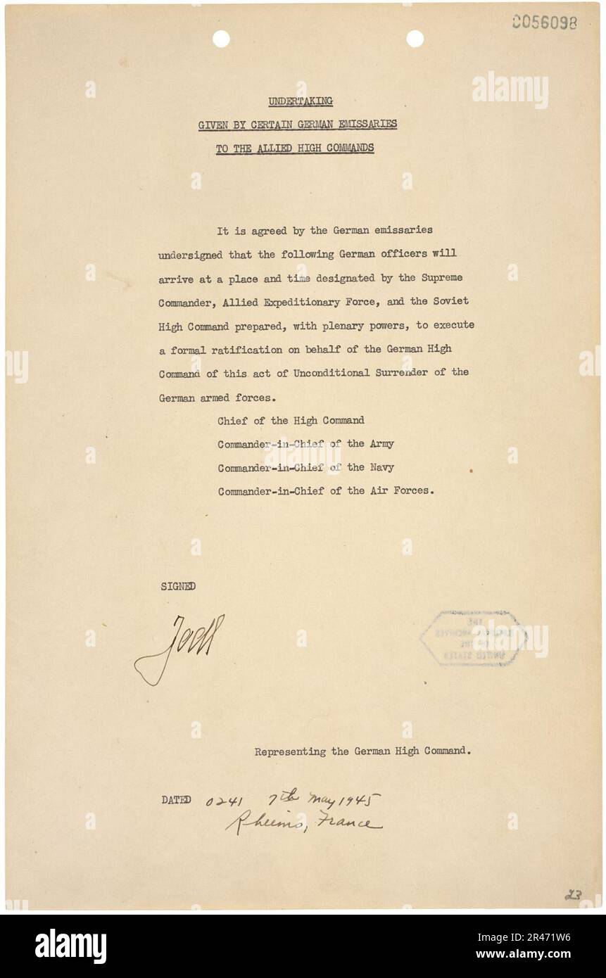 German emissaries hi-res stock photography and images - Alamy