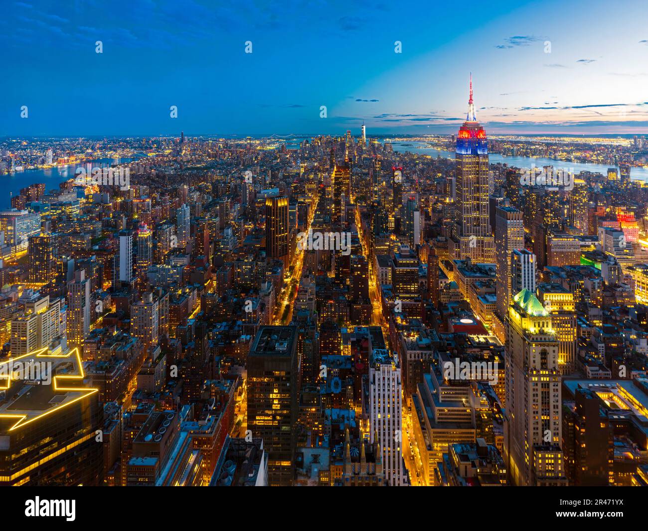 Skyline as seen from Summit , One Vanderbilt, Observation Skyscraper ...