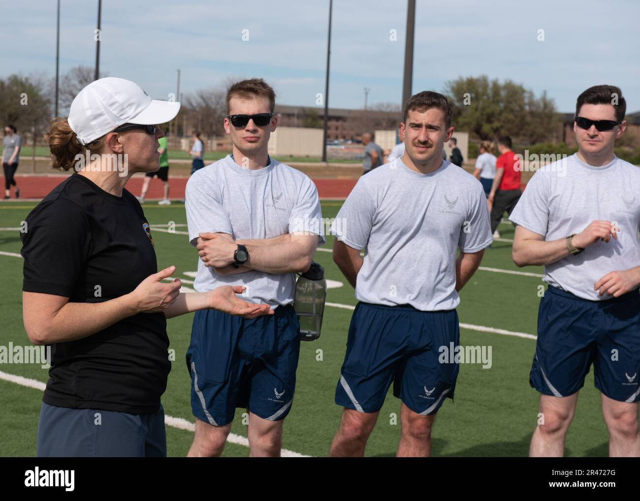 U.S. Air Force Lt. Col. Jodi Heidmous, 35th Intelligence Squadron ...