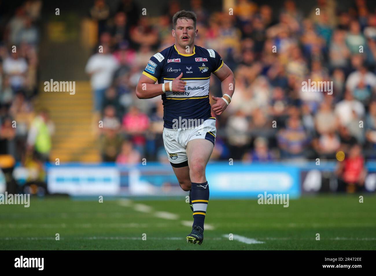 Tom Holroyd #18 of Leeds Rhinos during the Betfred Super League Round ...