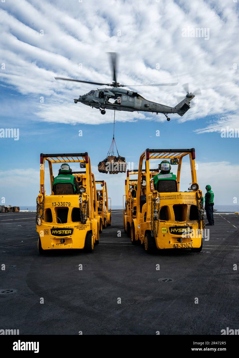 230401-N-EL850-1016 IONIAN SEA (April 1, 2023) An MH-60S Nighthawk ...