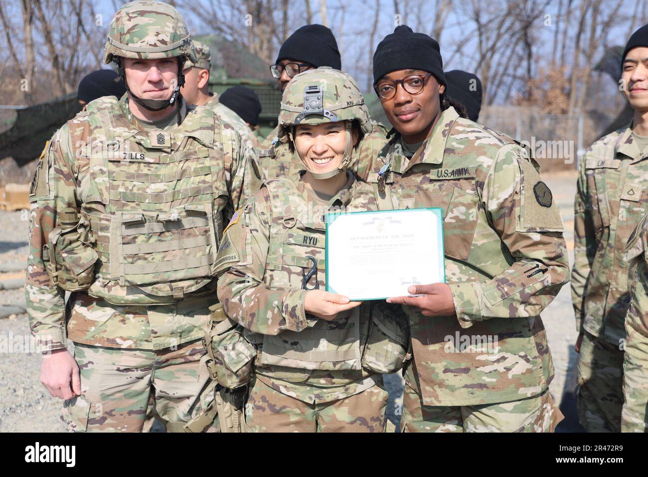Soldiers assigned to 541st Field Feeding Company, 498th Combat Sustainment Support Battalion ...