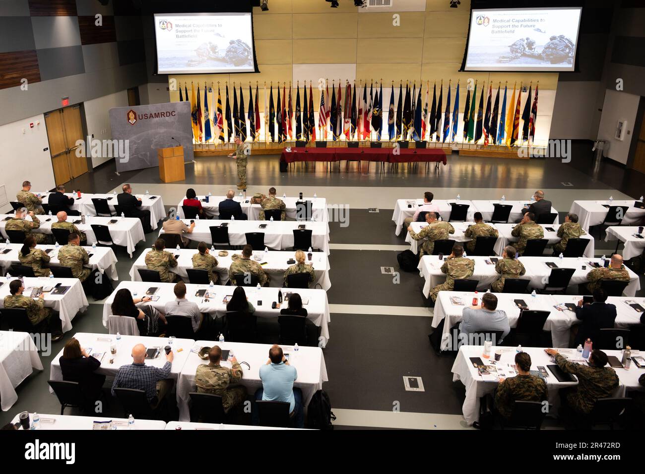 Service members from across the Department of Defense gather for a ...