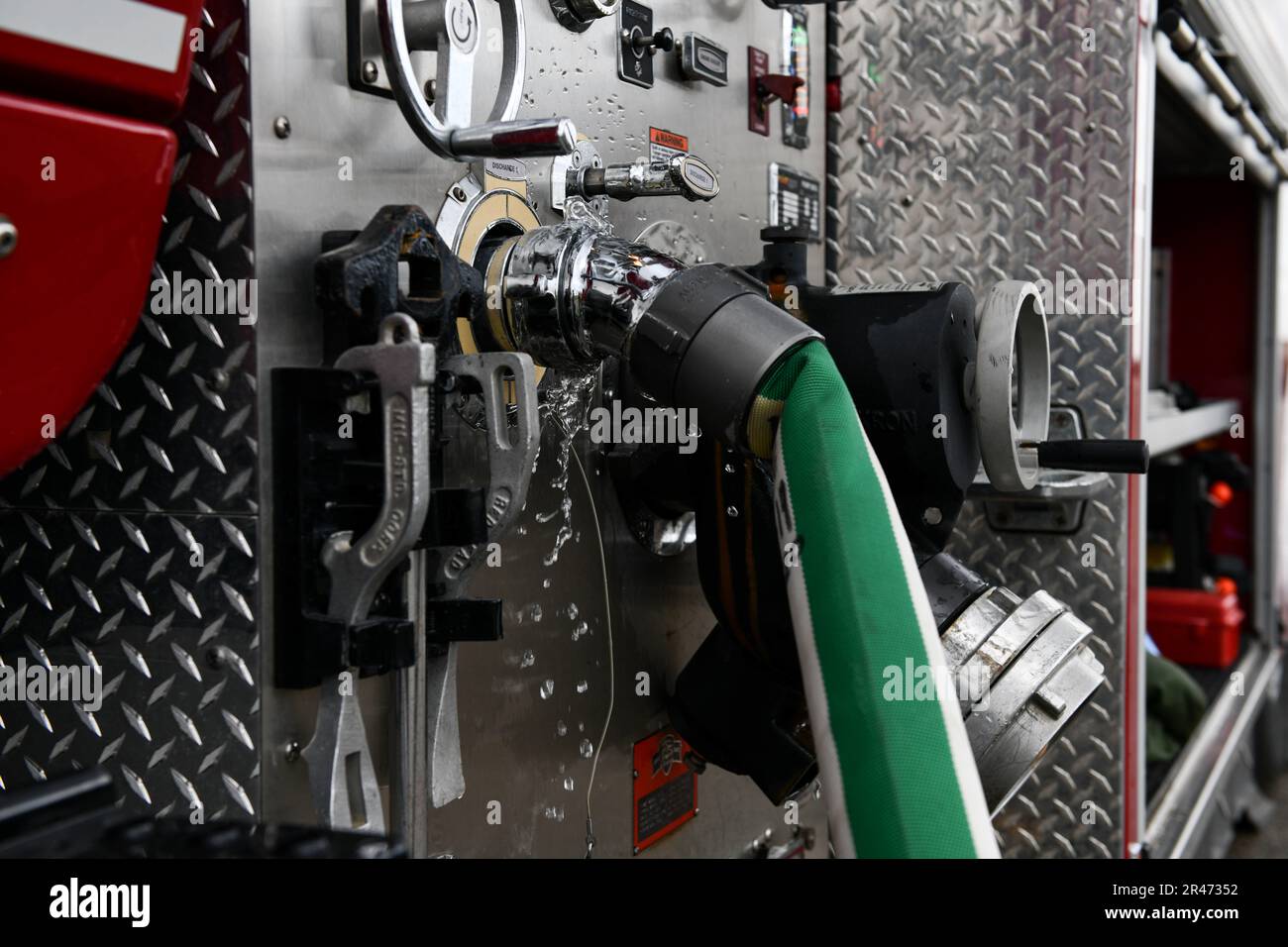Firefighters assigned to the 178th Civil Engineering Squadron ...