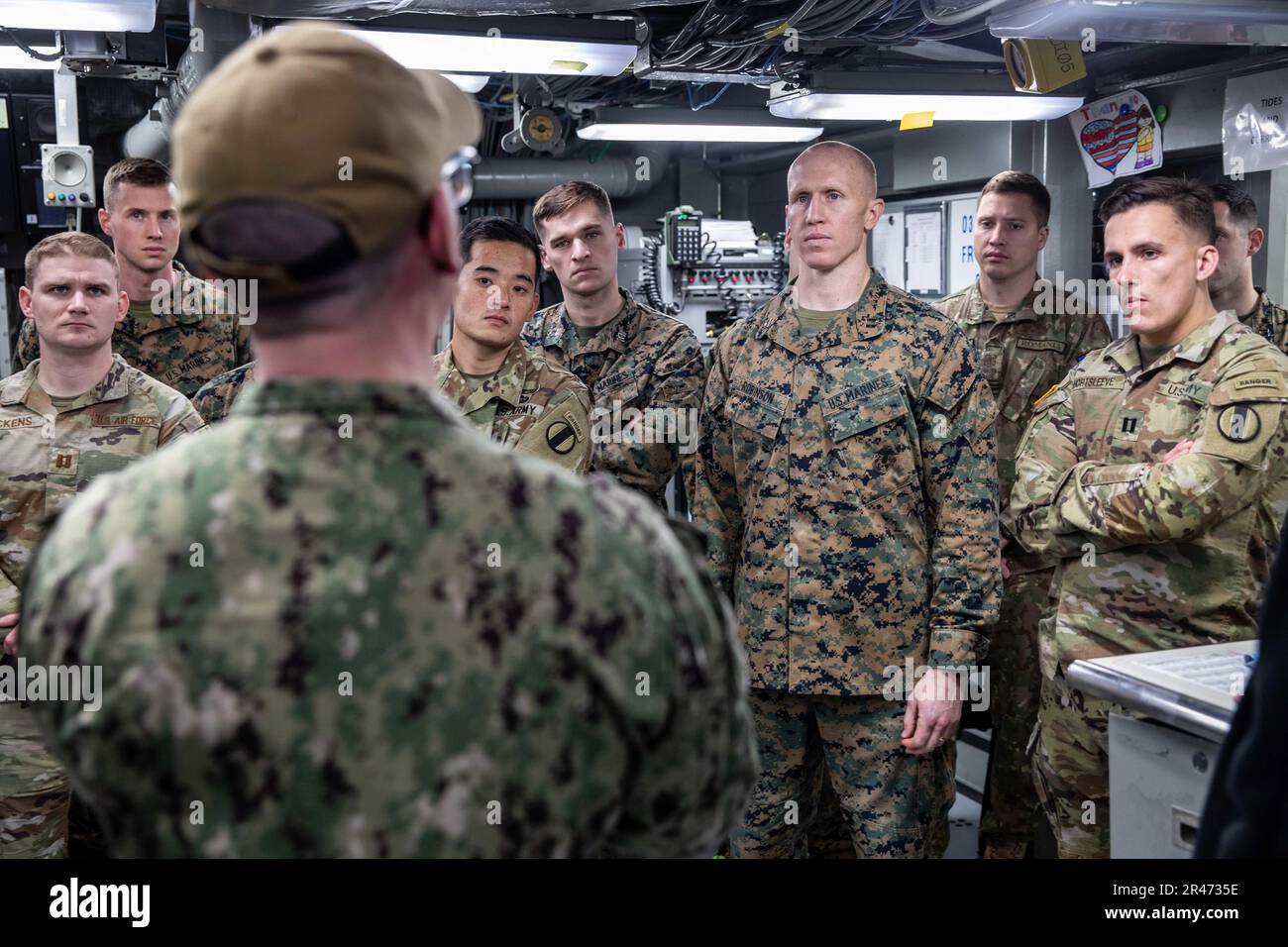 Military officers attending Expeditionary Warfare School in Quantico ...