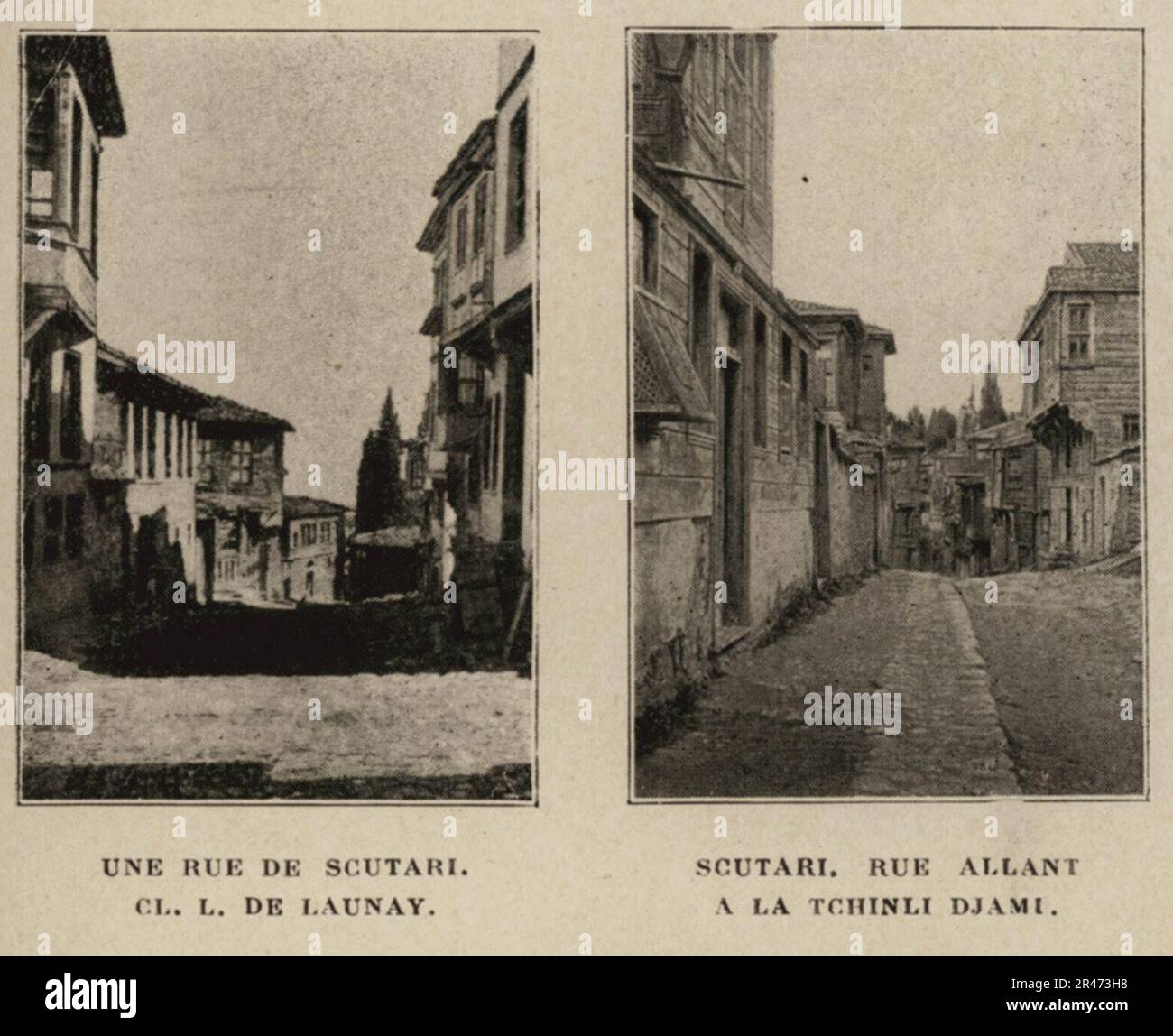 Une rue a Scutari - Scutari Une rue allanta à la Tchinli Djami - Launay ...