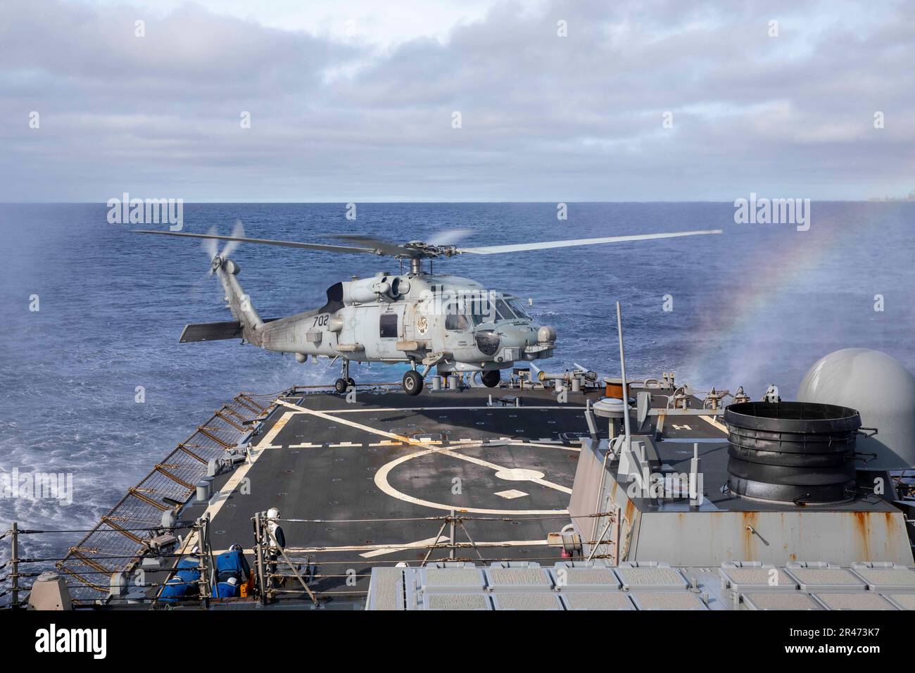 230412-N-SN516-1128 PHILIPPINE SEA (April 12, 2023) An MH-60R Sea Hawk ...