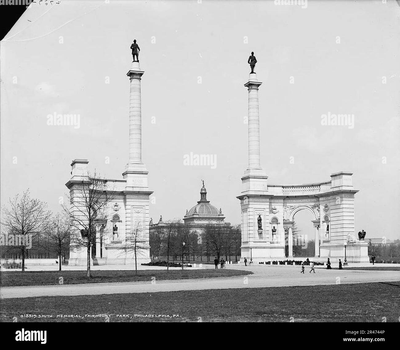 Unfinished Smith Memorial Arch circa 1905 Stock Photo - Alamy