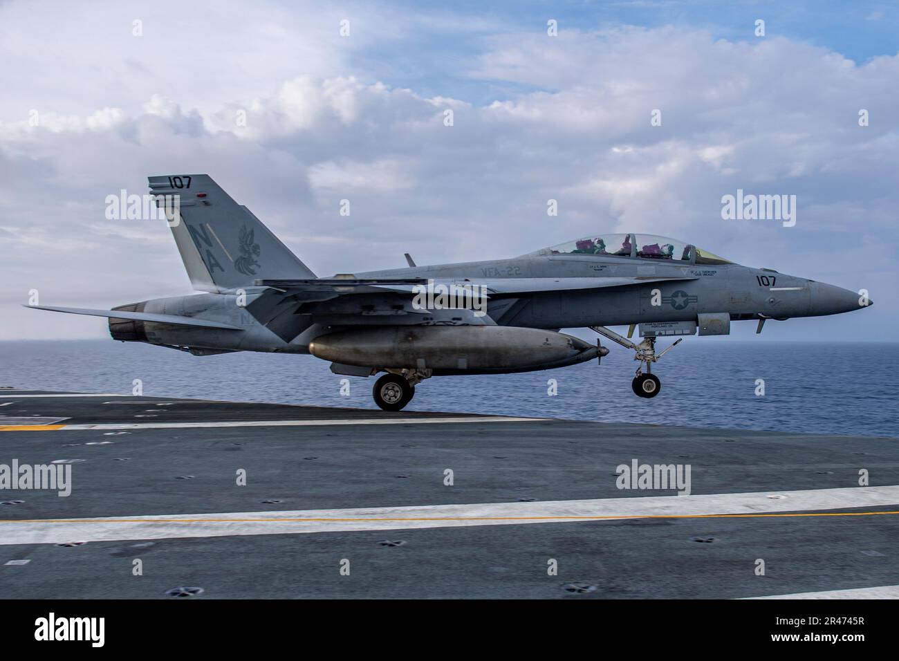 230209-N-DU622-1505 SOUTH CHINA SEA (Feb. 9, 2023) An F/A-18F Super ...