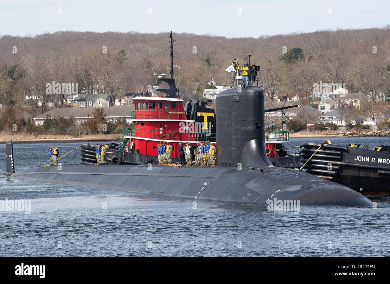 USS Virginia (SSN 774), the first in the newest class of fast-attack ...