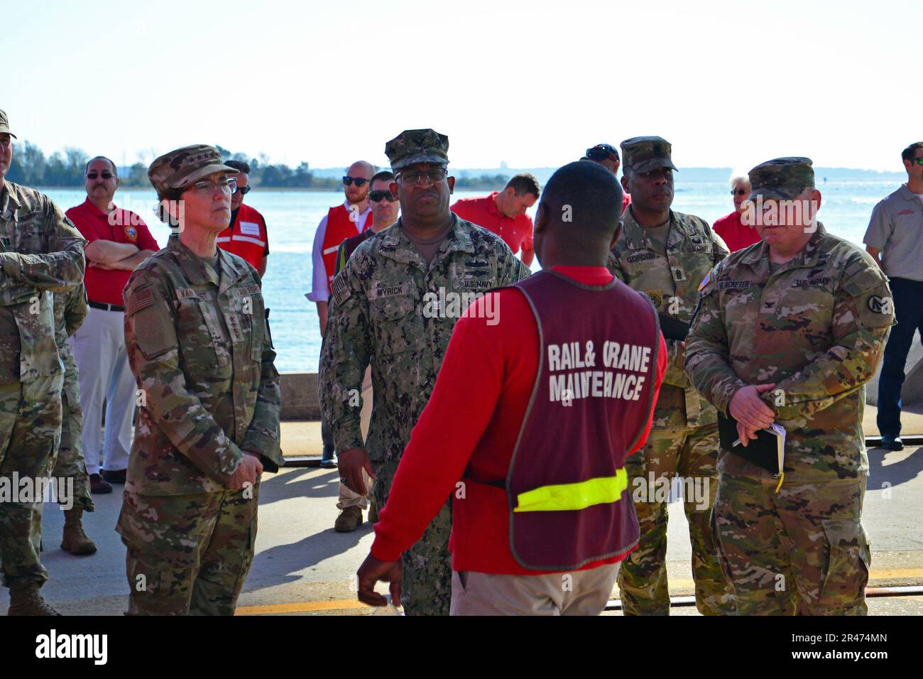 U.S. Air Force Gen. Jacqueline Van Ovost, U.S. Transportation Command ...
