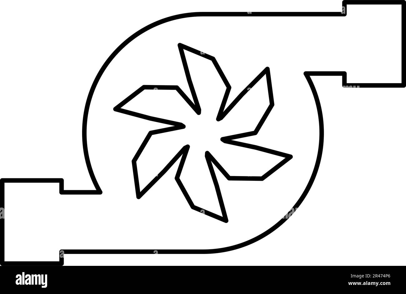 Car turbine icon outline Stock Vector Images - Alamy