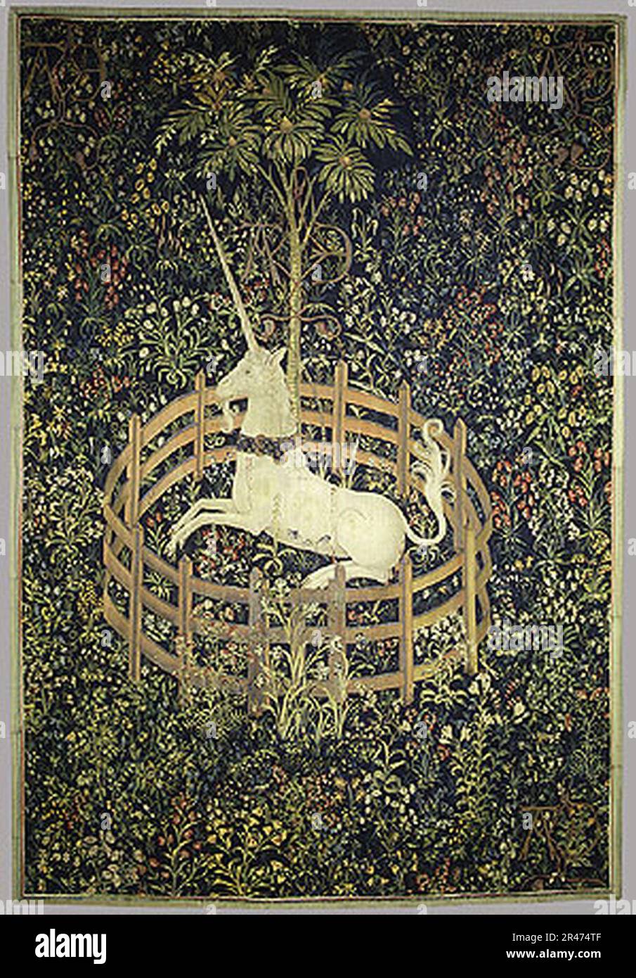 Unicorn in Captivity Stock Photo - Alamy