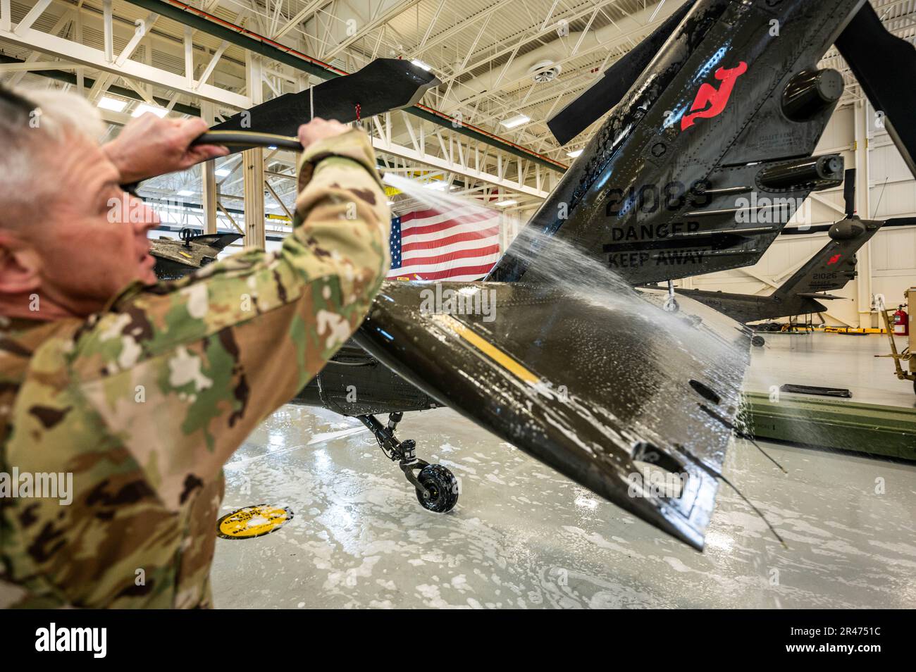 U.S. Army Staff Sgt. Daniel Montgomery, UH-60 helicopter repairer with ...