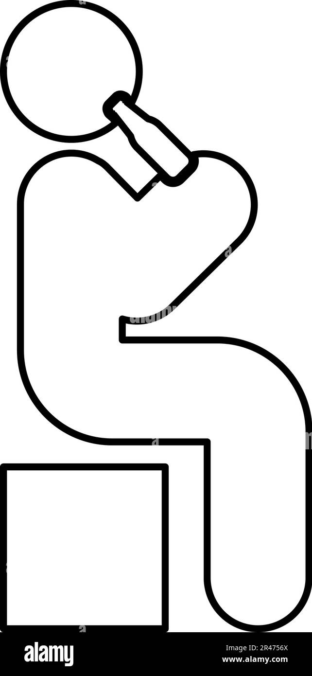 Water sitting person Stock Vector Images - Alamy