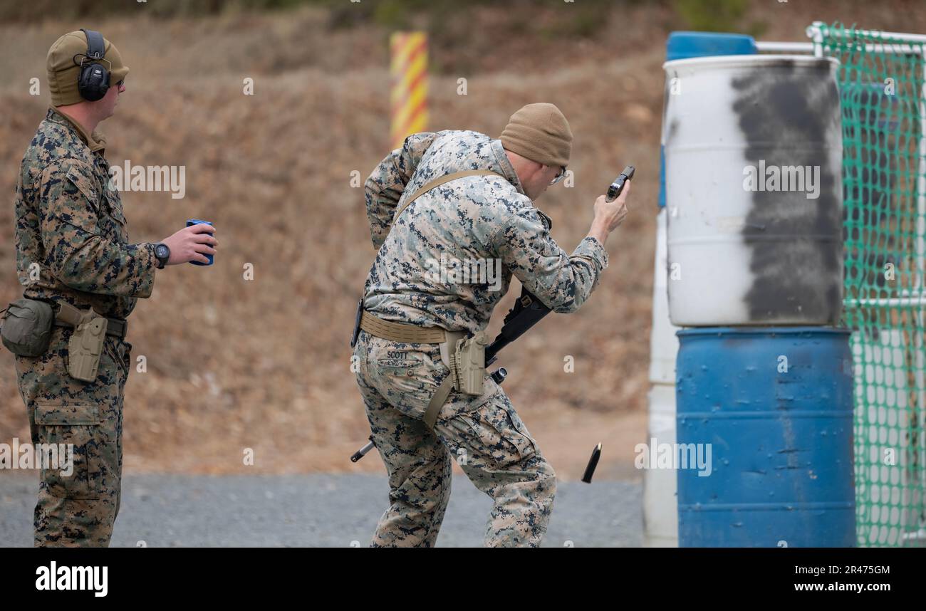 U.S. Marine Corps Capt. Christopher Scott, company commander ...