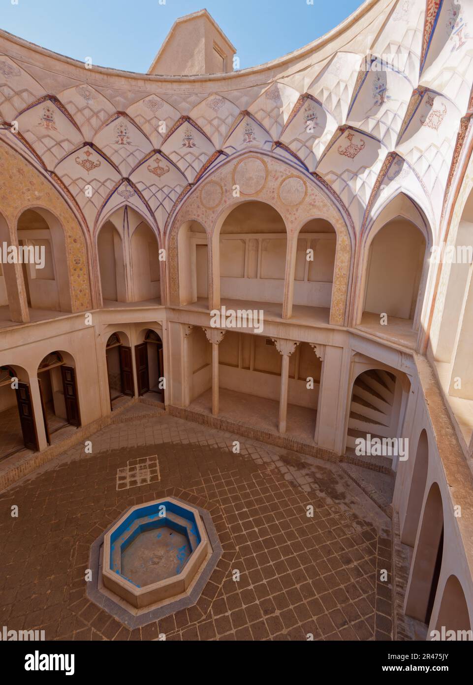 The Tabatabaei Historical House in Kashan, Iran Stock Photo - Alamy