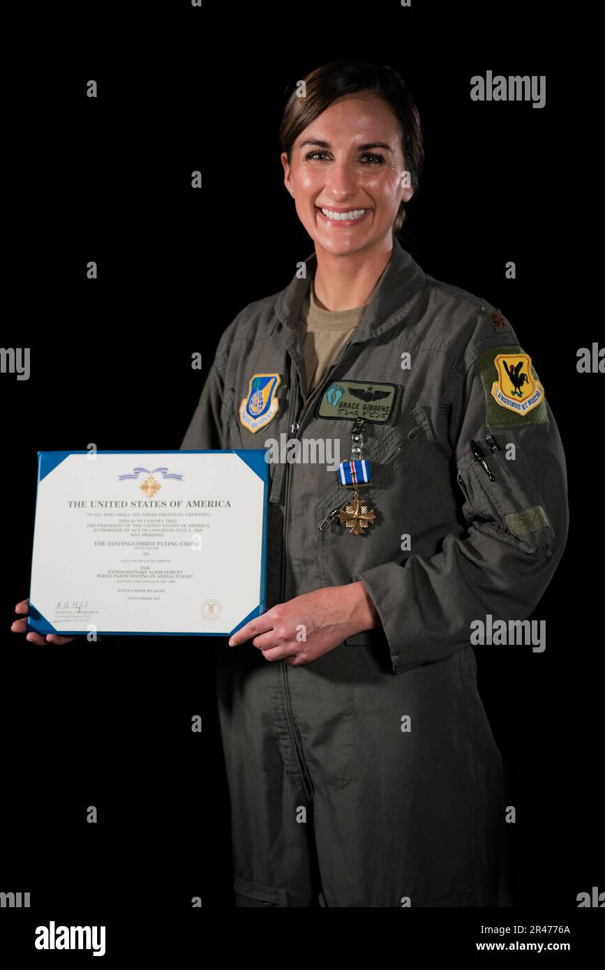 U.S. Air Force Maj. Grace Gibbens, 33rd Rescue Squadron Pave Hawk pilot ...