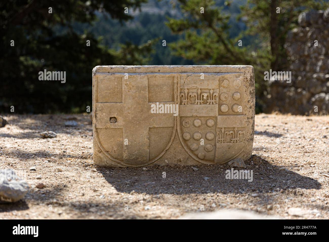 The Palio Pili ruins at Kos island, Greece Stock Photo - Alamy