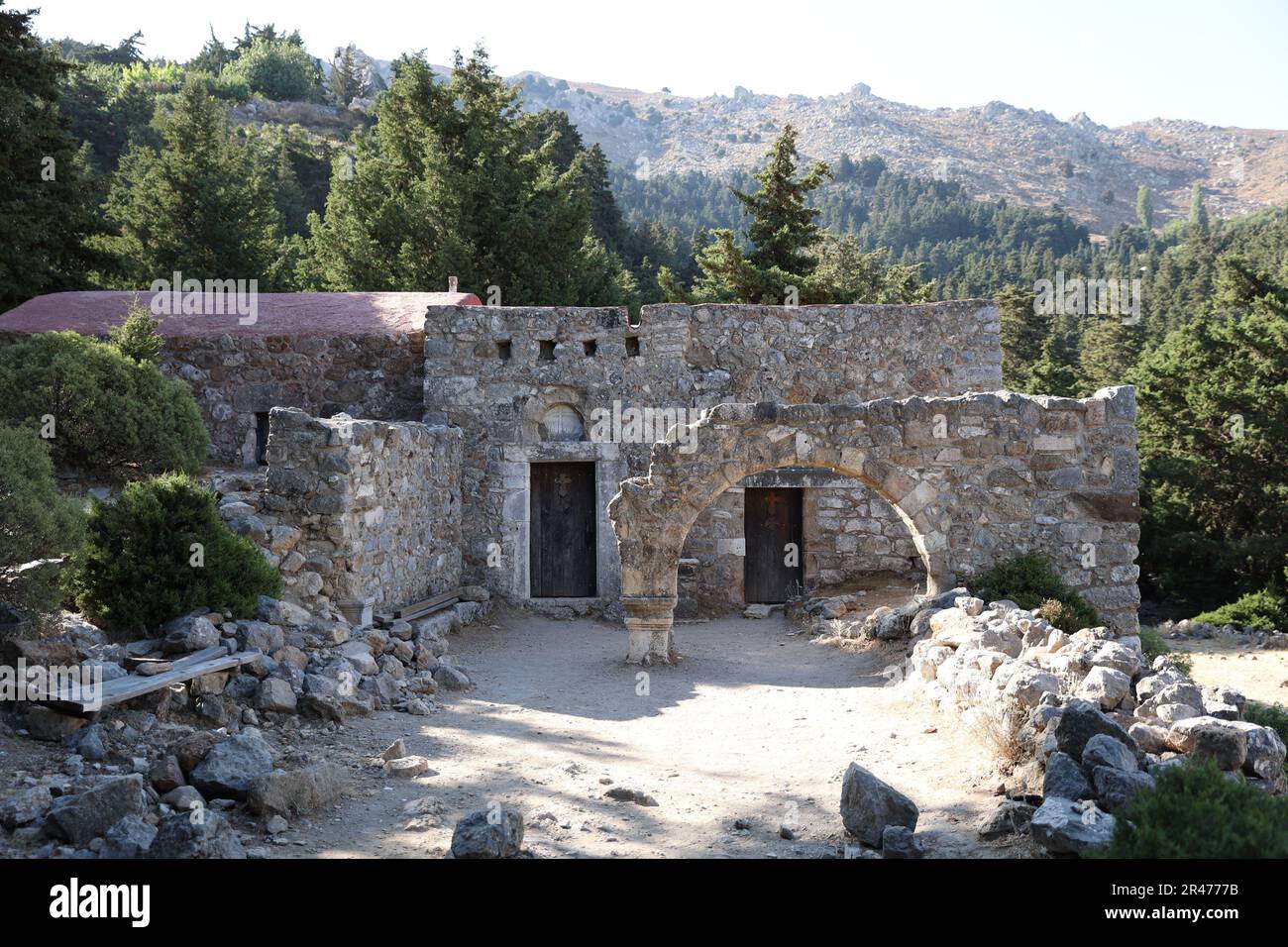 The Palio Pili ruins at Kos island, Greece Stock Photo - Alamy