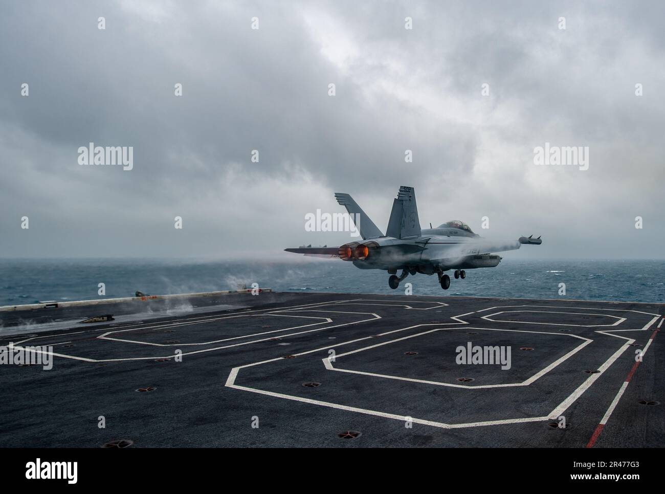 230119-N-DU622-1103 SOUTH CHINA SEA (Jan. 19, 2023) An E/A-18G Growler from the “Cougars” of ...