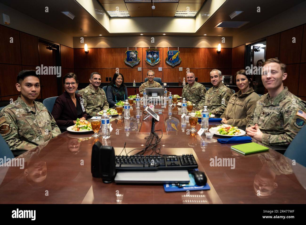 U.S. Air Force Gen. Ken Wilsbach, Pacific Air Forces commander, and Lt ...
