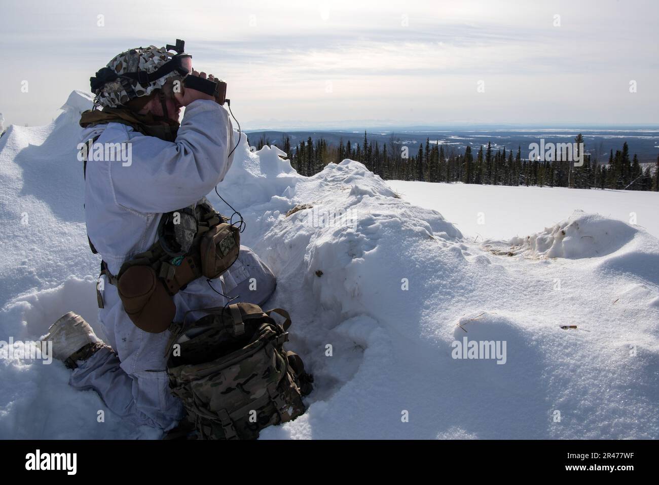 U.S. Army Staff Sgt. Matthew Rochford, a fire support specialist with ...