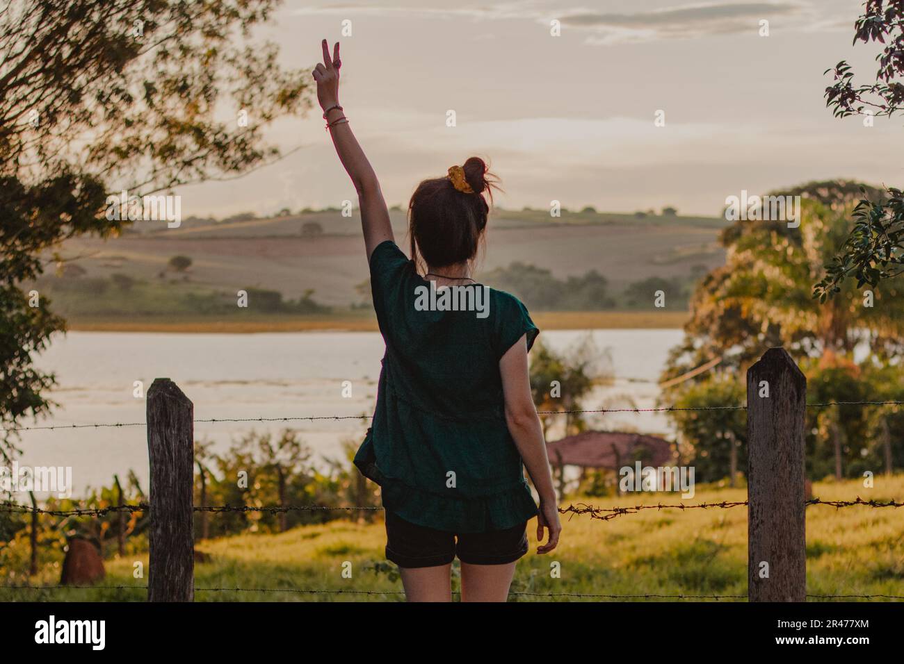 girl enjoying life Stock Photo - Alamy