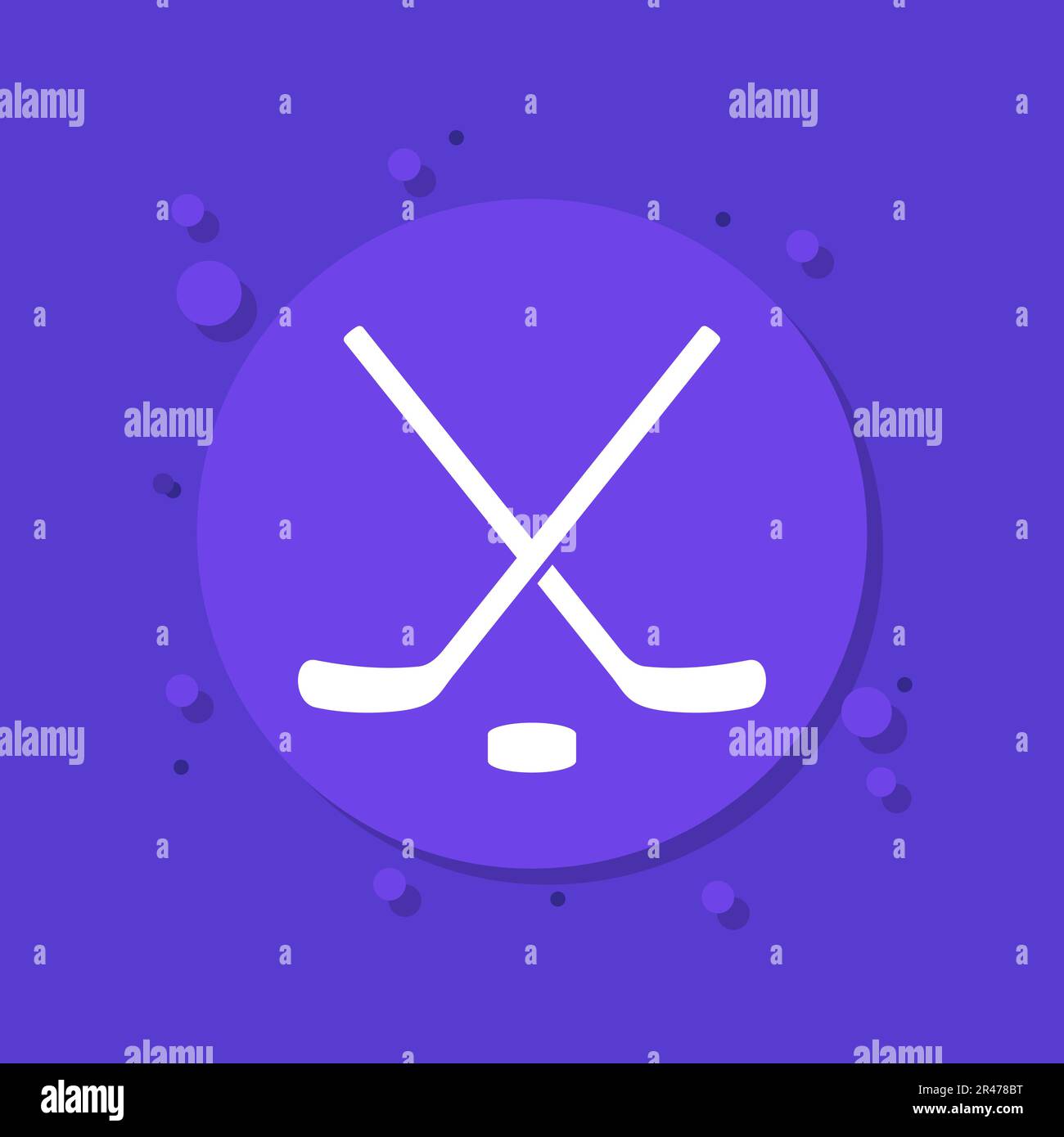 Hockey sticks logo Stock Vector Images - Alamy
