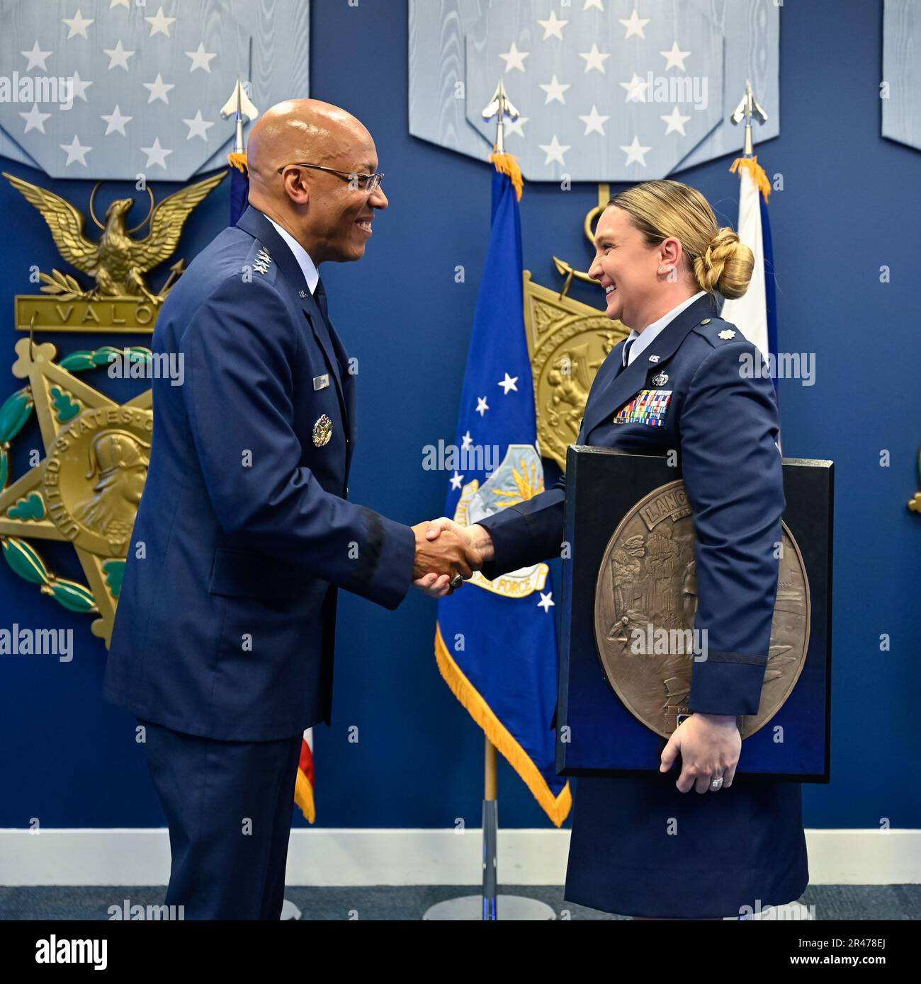 Air Force Chief of Staff Gen. CQ Brown, Jr. and Chief Master Sgt. of ...