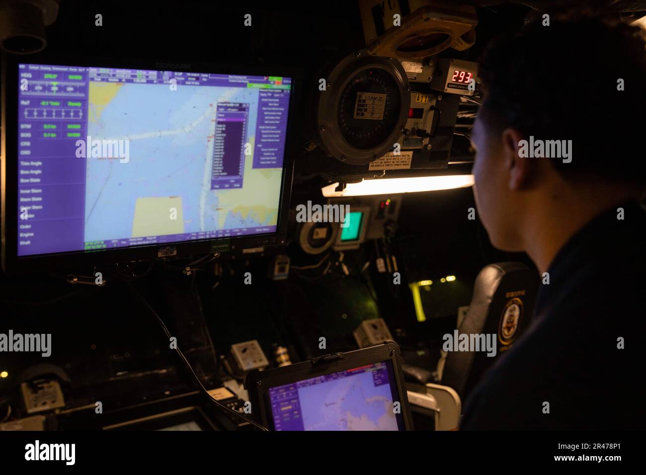 230328-N-CJ603-1025 NORFOLK (March 28, 2023) Quartermaster Seaman Donte ...