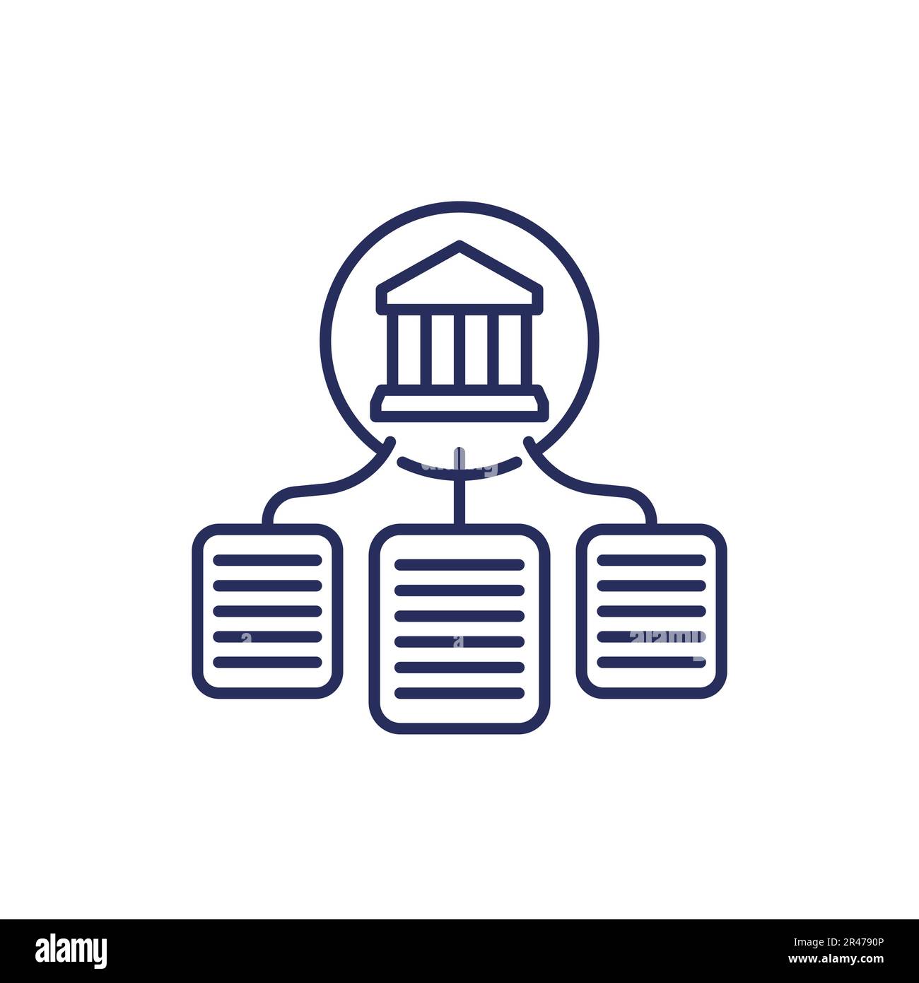 Central record building Stock Vector Images - Alamy