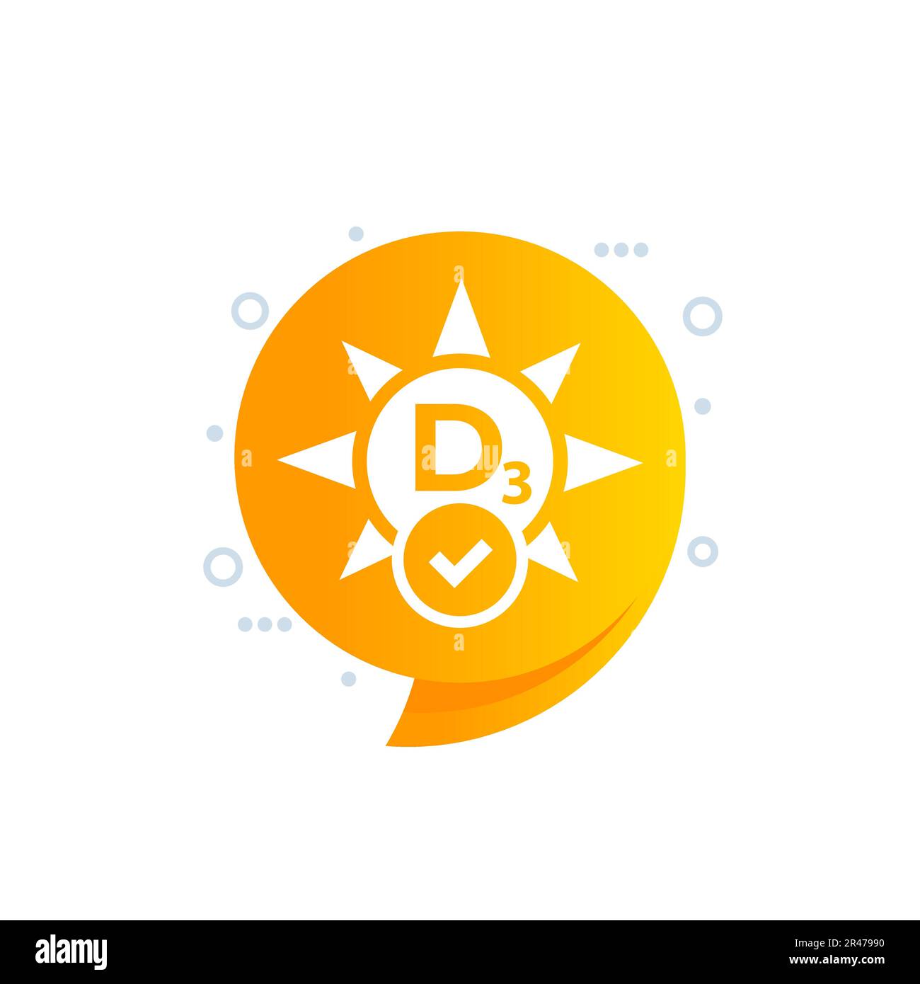 vitamin d3 icon, vector design Stock Vector Image & Art - Alamy