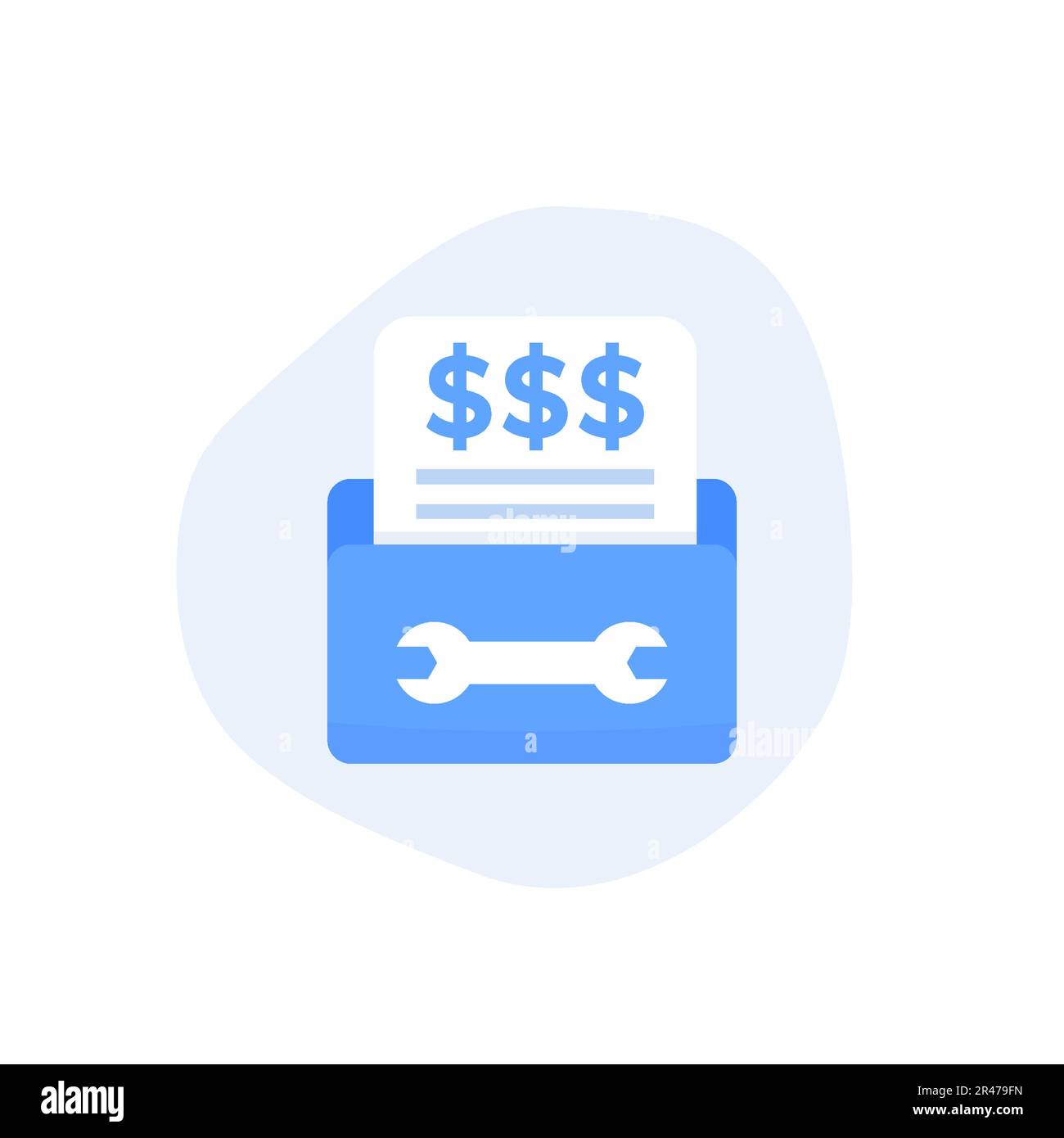 repair bills icon, flat vector Stock Vector Image & Art - Alamy