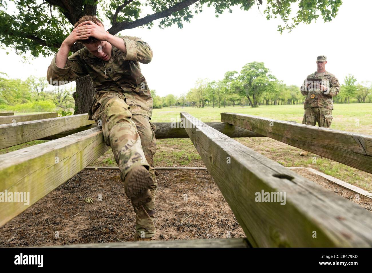 Texas Army National Guard Spc. Dylan Waite, 1st Battalion, 143rd ...