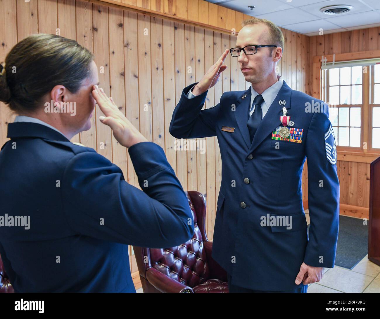 U.S. Air Force Lt. Col Caitlin Brown, senior public affairs officer for ...